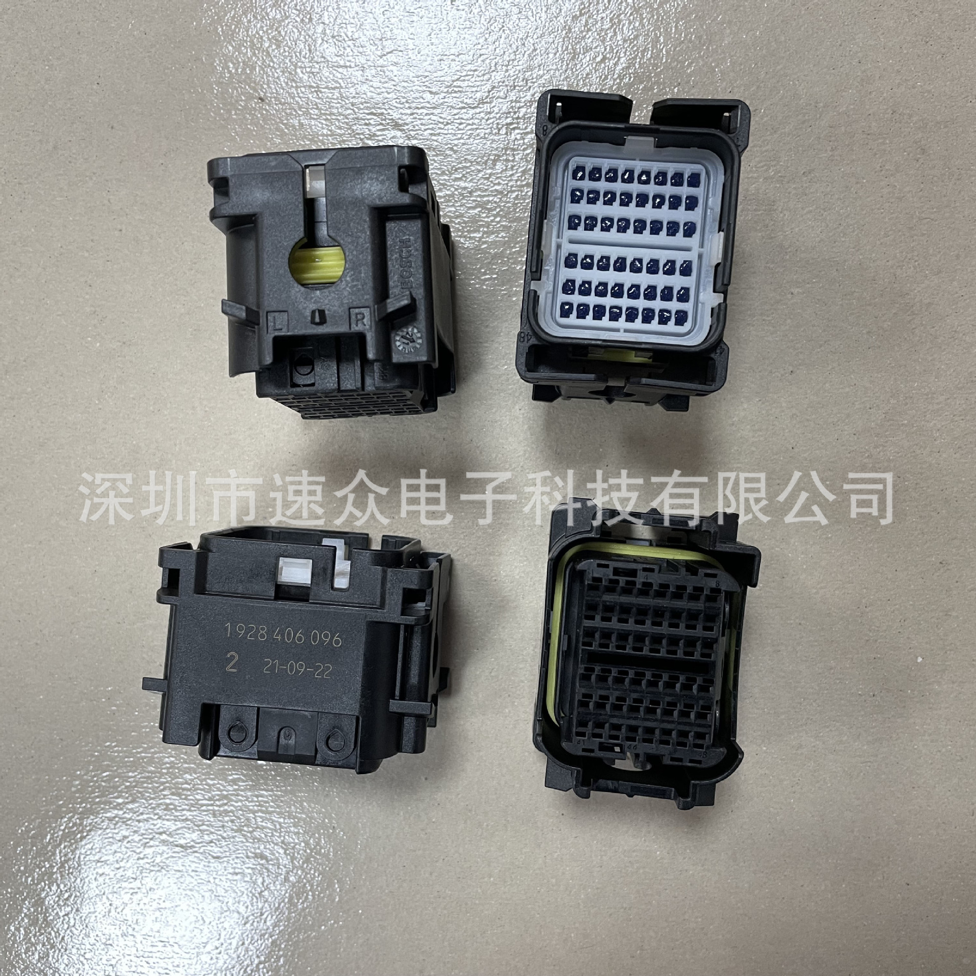 博世BOSCH 1928406097连接器1928 406 097新标准排放48孔 48P-阿里巴巴