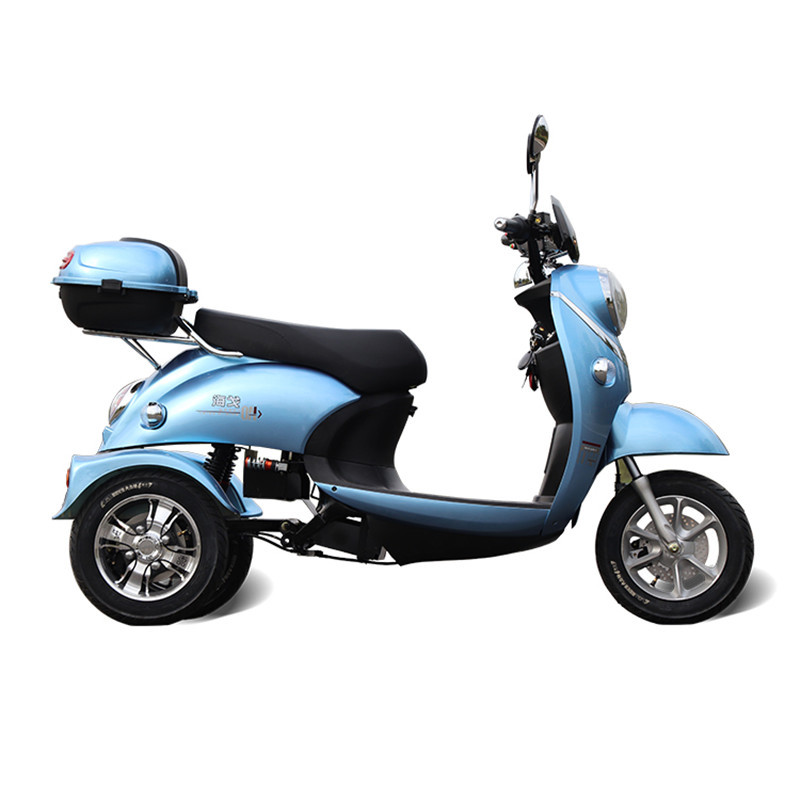 Little Turtle King Electric Tricycle Home Small Pick-up Battery Scooter ...