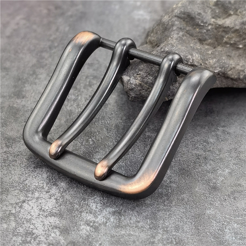 1PCS 40MM Double Pin Metal Belt Buckle Quality Leather Belt-阿里巴巴