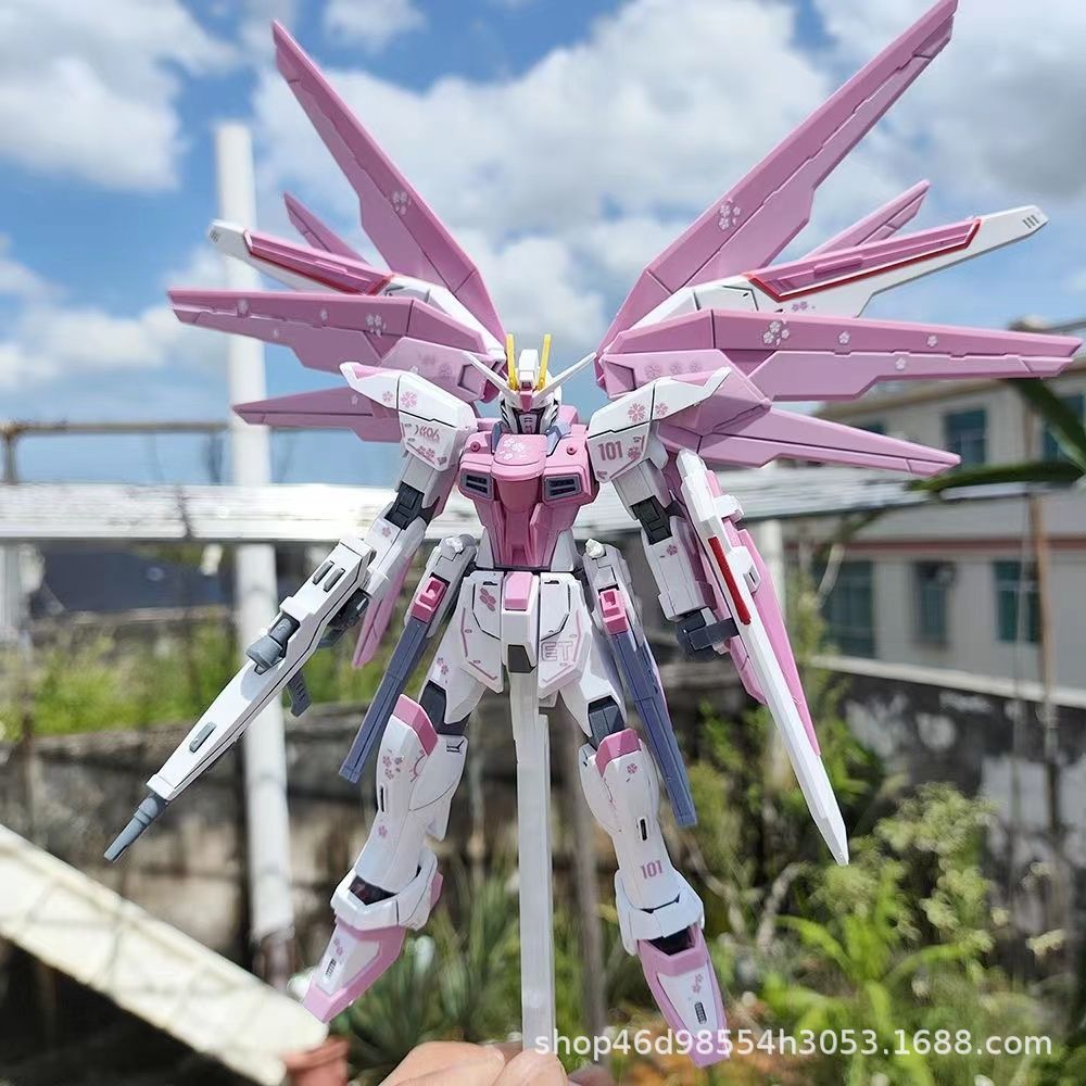 高达模型集模社192新生自由1/144 HG 星动飞翼樱花粉拼装手办玩具-阿里巴巴