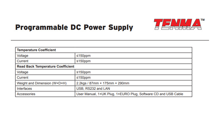 Tenma天马/MULTICOMP PRO72-13350 可编程台式稳压电源30V30A正品-阿里巴巴