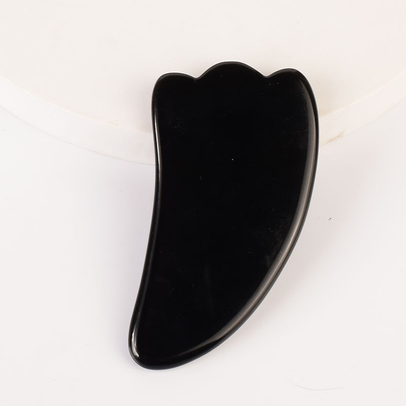 Natural Jade scraping plate obsidian new face eye massage scraping Jade ...
