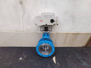 治金电力硬碰硬电动蝶阀DN250 多层次硬密封法兰电动蝶阀D943H-25-阿里巴巴