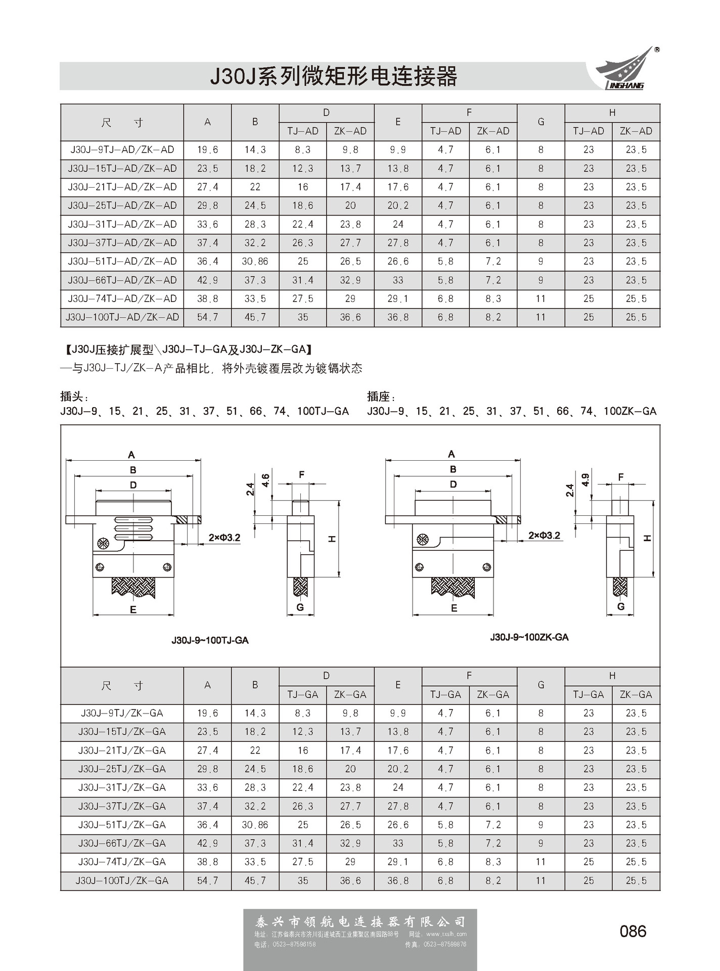 J30J系列微矩形连接器航空插头J30J-15TJL TJP ZKP ZKL ZKN ZKW-阿里巴巴