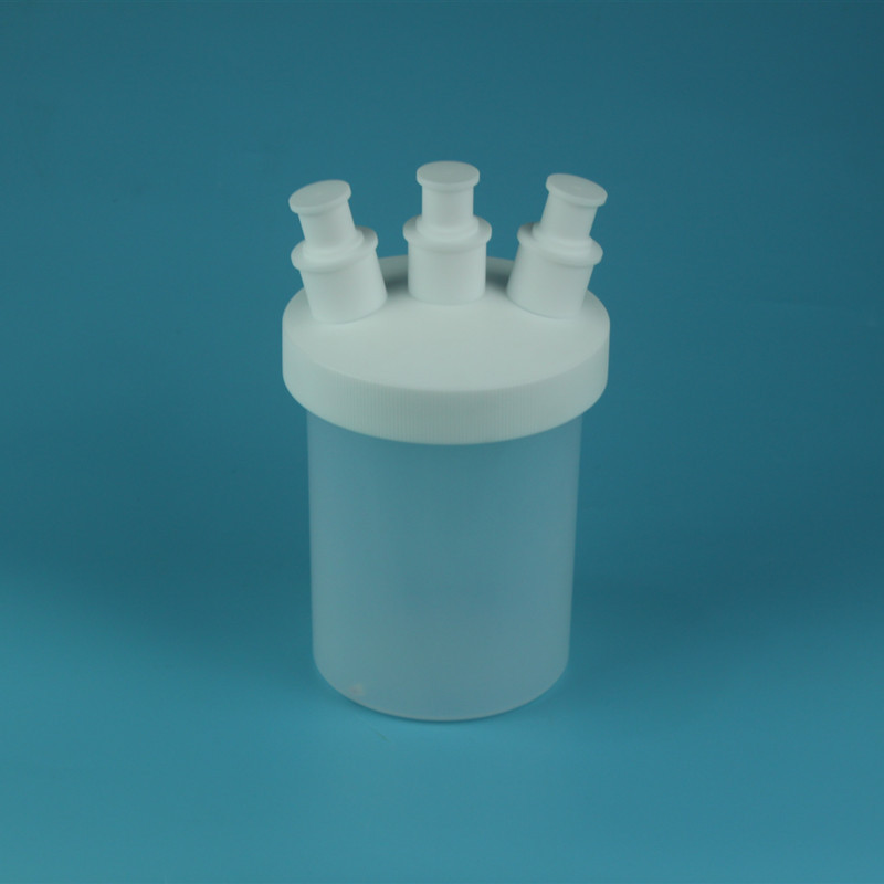 特氟龙塑料三口烧瓶PFA透明聚四乙烯蒸馏反应瓶250ml500ml1L-阿里巴巴