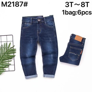 童装牛仔裤男童外贸出口3T~8T柔软牛仔长裤kids jeans boys jeans-阿里巴巴