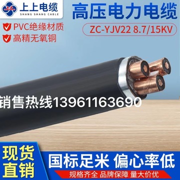 上上现货批发 高中压 ZCYJV22 8.7/15KV 3芯 50 70 95 120 。。。-阿里巴巴