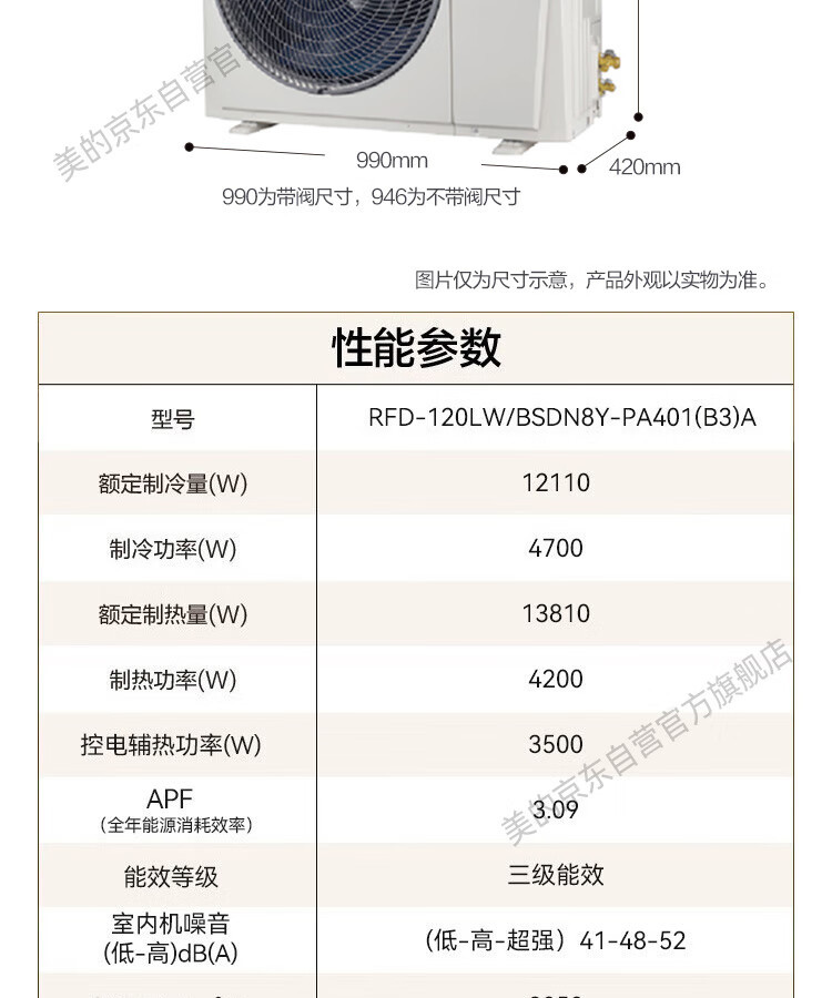 美的 KFR-72LW/BDN8Y-PA401(2)A 变频冷暖立柜式3匹家用空调-阿里巴巴