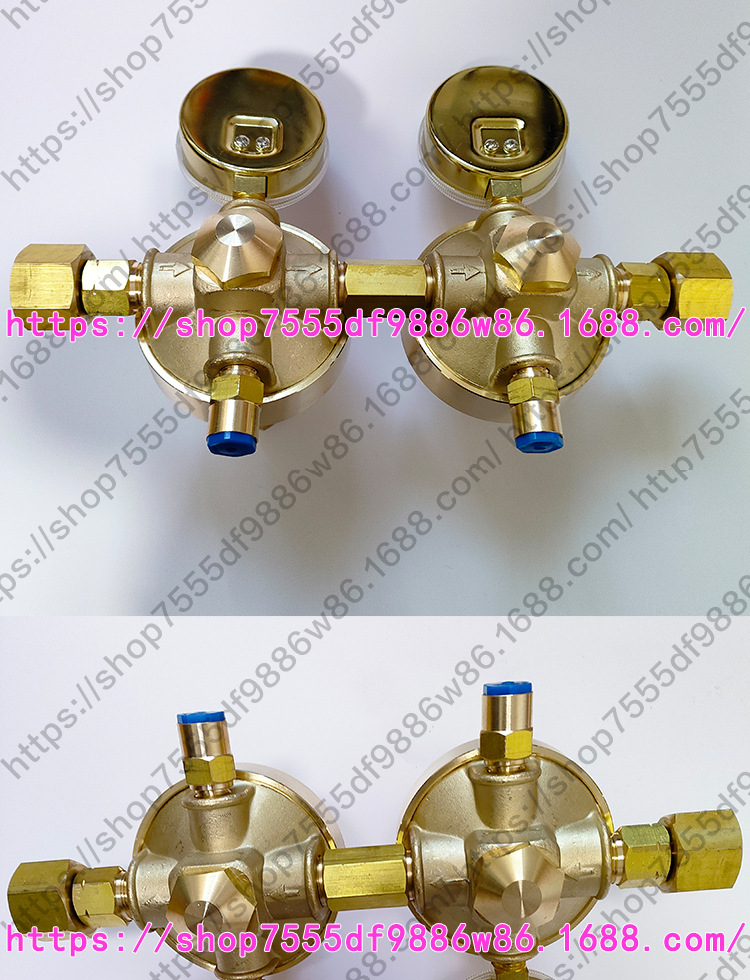 YQJ-11双极双表氮气氩气氢氧气体管道减压阀管路减压器全铜YQY-11-阿里巴巴