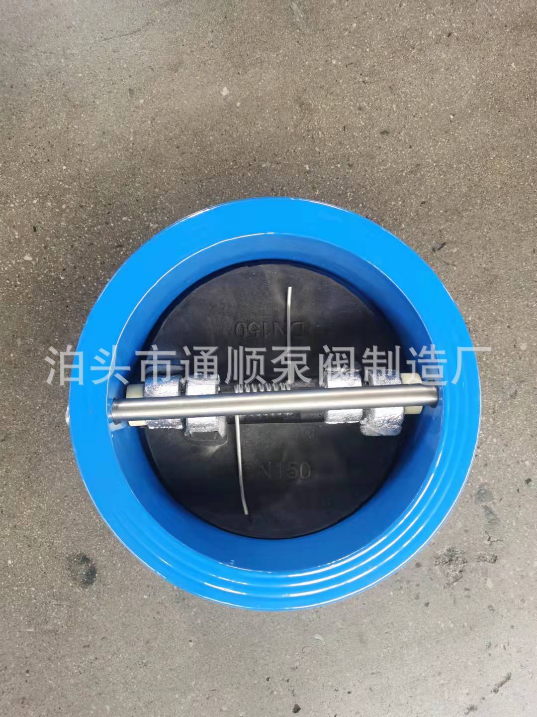 定制DH77X-10/16双瓣止回阀 手动立式逆止阀 对夹蝶式止回阀dn100-阿里巴巴