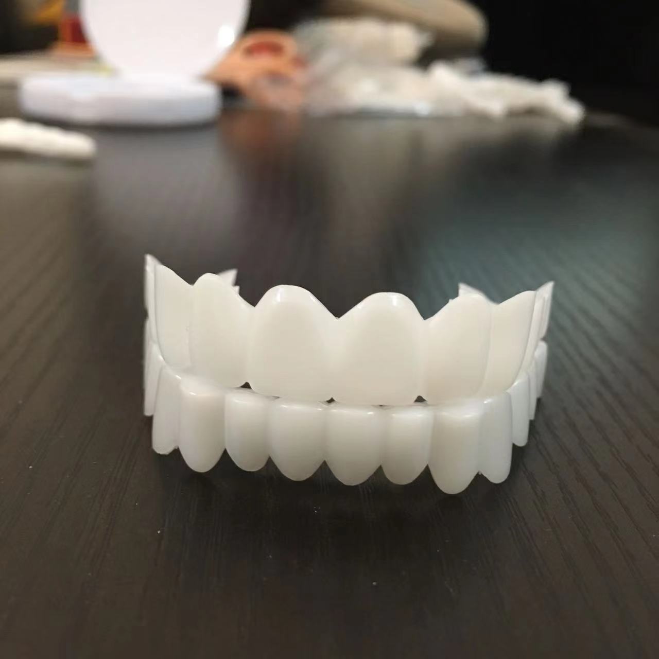 Comfortable Dentures Tooth Cover Removable Reusable Cover-opp Bag ...