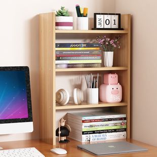 桌上书架桌面置物架办公桌收纳架宿舍学生学习桌多功能加高分层架-阿里巴巴