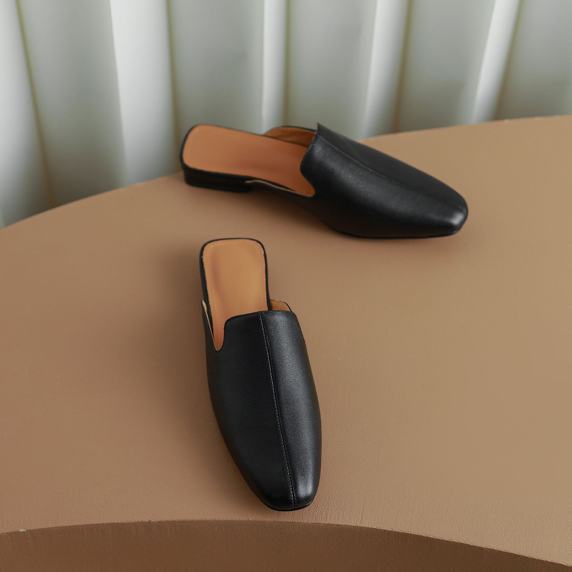 CHIKO Scotti Square Toe Block Heels Clogs/Mules Shoes