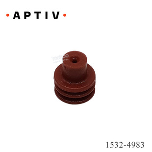当天发货15324983原装APTIV连接器接插件红色空心防水塞连接器-阿里巴巴