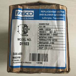 供应FASCO电机 (D1103)-阿里巴巴