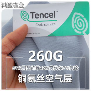 260g铜氨丝空气层面料32S针织布莫代尔面料T恤春夏卫衣布料现货-阿里巴巴