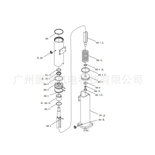 美国固瑞克GRACO 24T007 原装正品气缸维修包-阿里巴巴