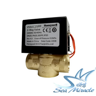 霍尼韦尔VS92C20PP风机盘管电动二线开关电磁阀DN20断电复位水阀-阿里巴巴