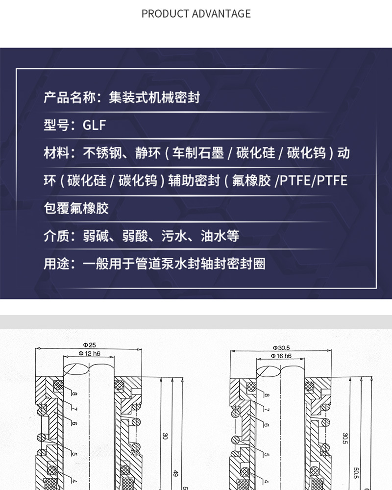 格兰富机械密封CR/CDL/JMK/GLF-12/14/16/18/22/32南方立式多级泵-阿里巴巴
