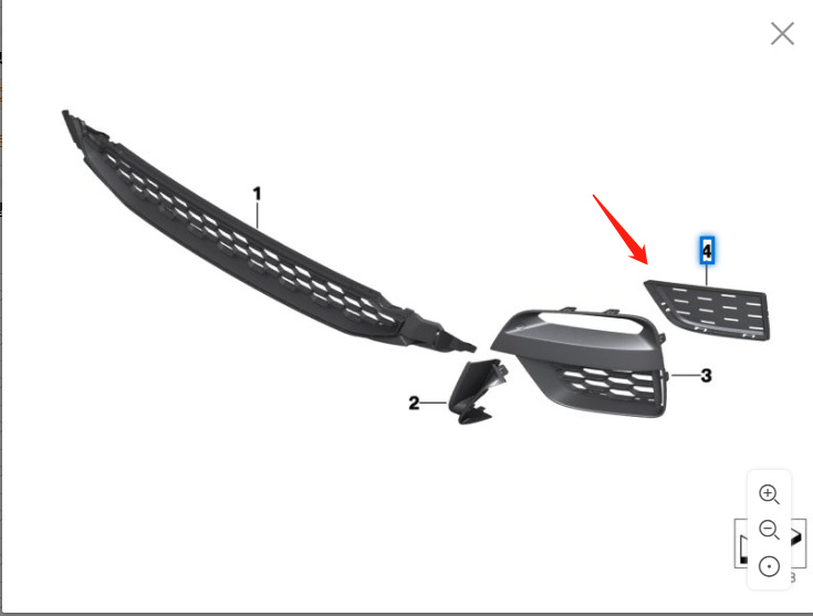 51118064593/51118064594 适用于宝马X3 G08 雾灯框盖板-阿里巴巴