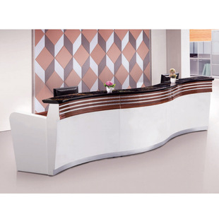 公司办公前台咨询吧台前台烤漆公司前台接待台商场服务台收银柜台-阿里巴巴