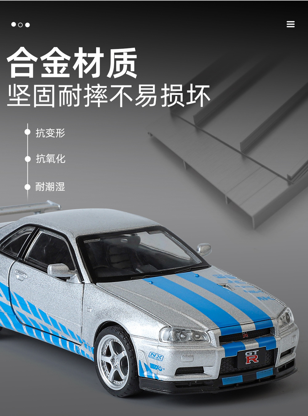 金丽方1901-420仿真GTRR34跑车合金1/32儿童声光回力汽车模型批发-阿里巴巴