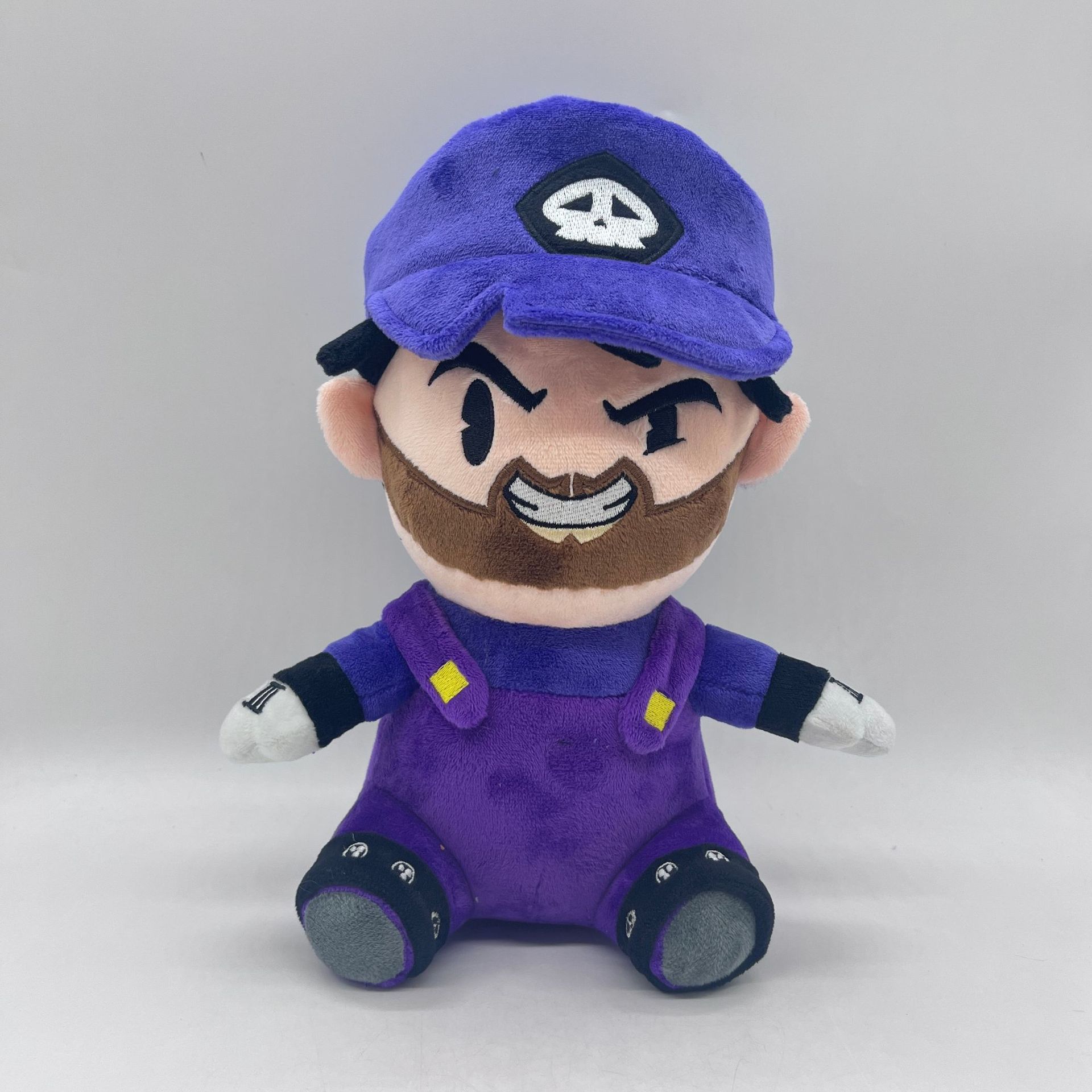 跨境新品 SMG3 PLUSHIE 公仔 SMG4 动画周边紫色小人毛绒玩具-阿里巴巴