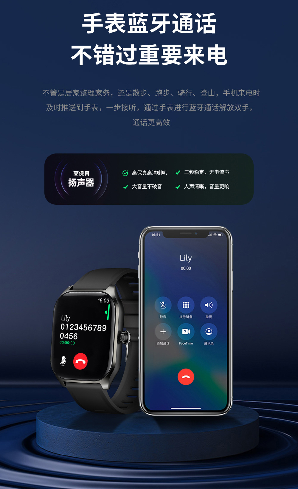 新款LX306跨境智能手表心率血压血氧蓝牙通话NFC多种运动智能手表-阿里巴巴
