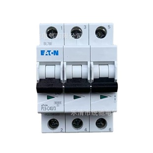 EATON/伊顿穆勒 PL9-C40/3小型断路器PL9, 40A, 3P, C, 6kA-阿里巴巴