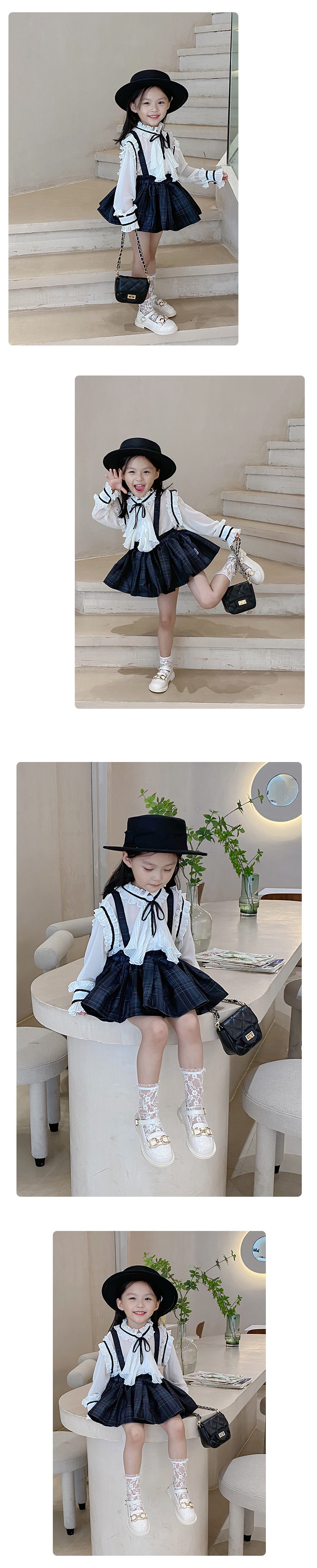 童装女童公主裙韩系宝宝jk蓬蓬裙子秋季儿童半身裙女孩百褶裙短裙-阿里巴巴