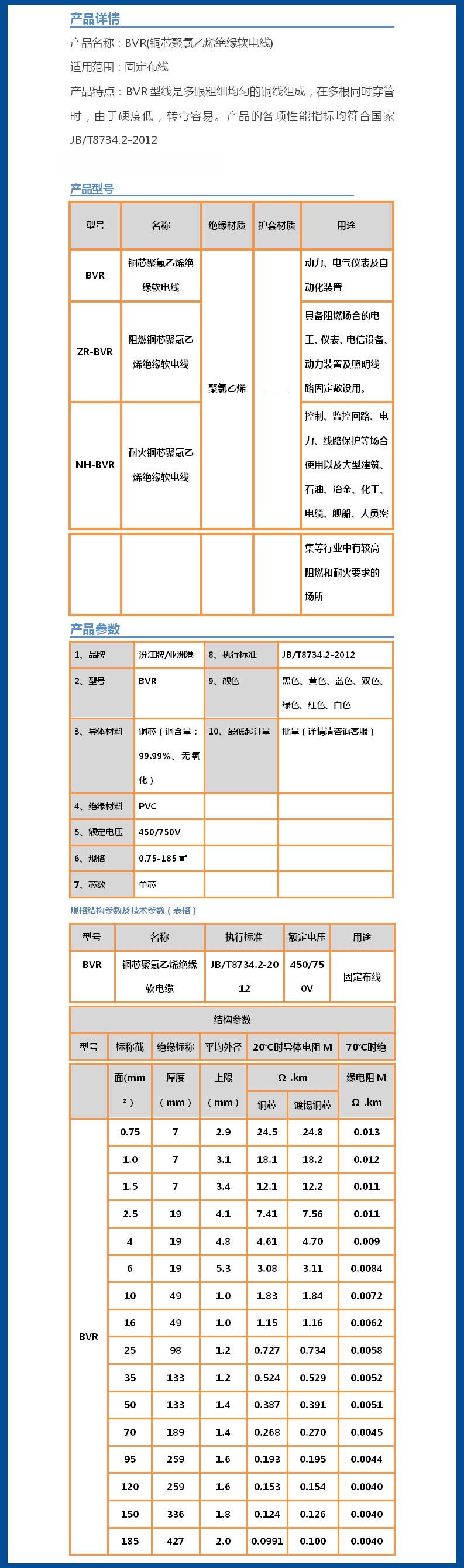 珠江电缆电线ZR-BVR16平方软单铜芯护套国标绝缘家用阻燃双绞电线-阿里巴巴