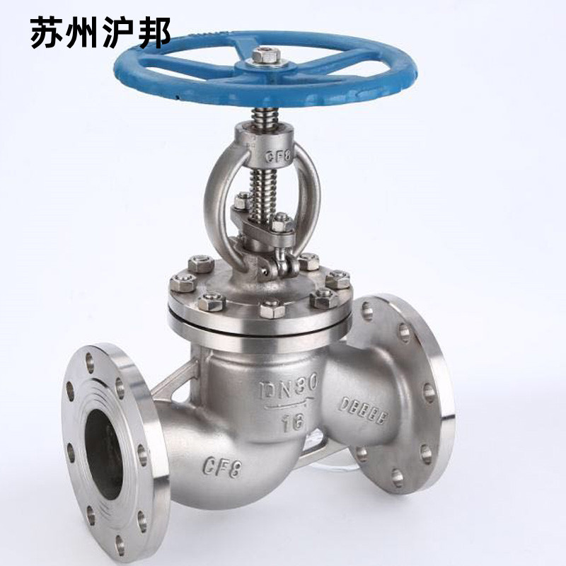 304316不锈钢法兰截止阀J41W-16P DN25 DN50 DN65 DN80 DN100 150-阿里巴巴