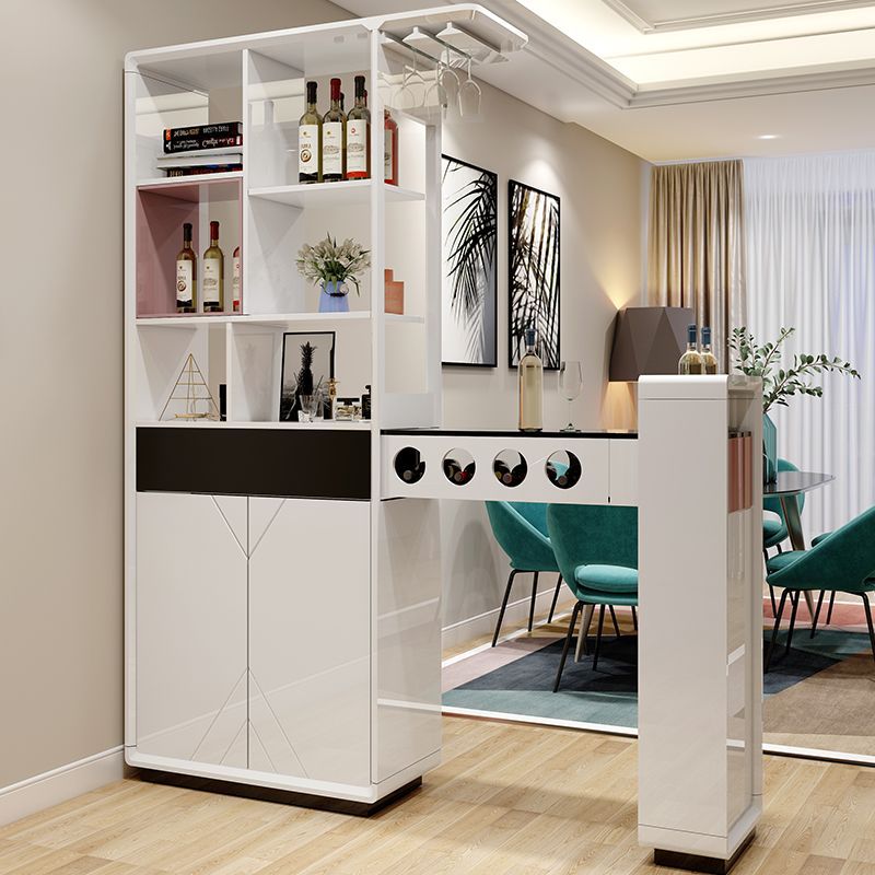 JK Retractable Bar Table Home Wine Cabinet Modern Simple Bar Partition ...