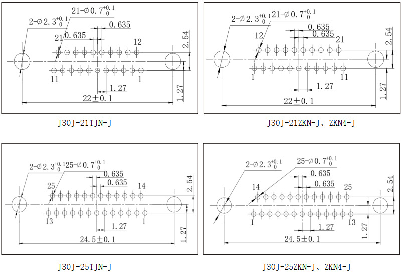 研产供应厂家锦宏牌直插矩形连接器J30J-21ZKN-J J30J-21ZKNP5-J-阿里巴巴