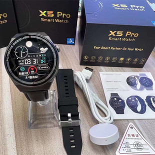 华强北为X5pro智能手表男多功能长续航运动支付NFC商务跨境爆款-阿里巴巴