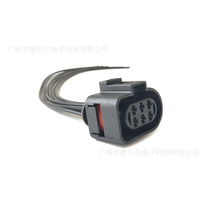 1J0973733大众奥迪VAG 6针有线连接器适合奥迪TT Mk2 8J 后灯线束-阿里巴巴