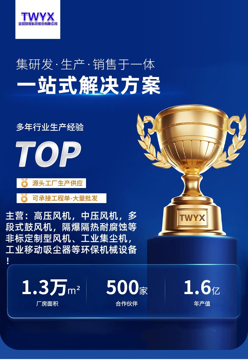 单螺杆再生抽粒机机械用高压鼓风机漩涡旋涡风机全风环保科技TWYX-阿里巴巴