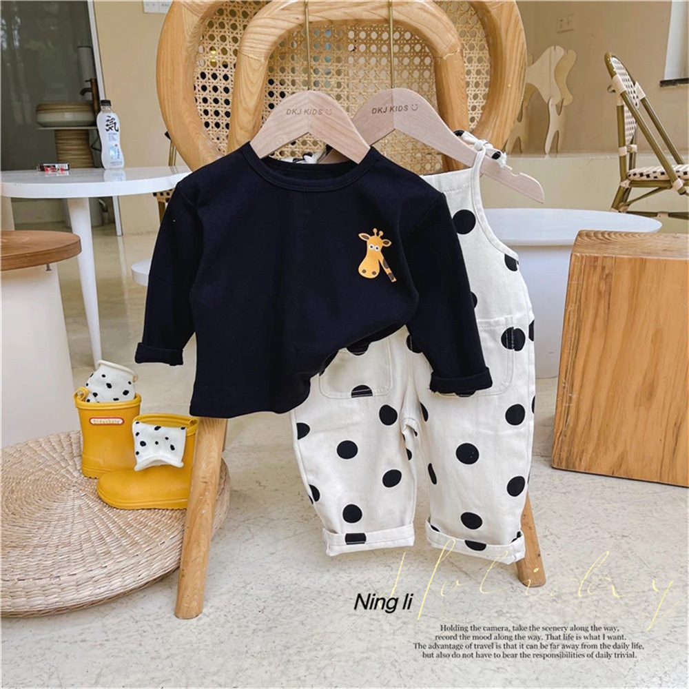 女童套装25年春秋季新款宝宝背带裤春秋可爱洋气小童秋装婴儿外出-阿里巴巴