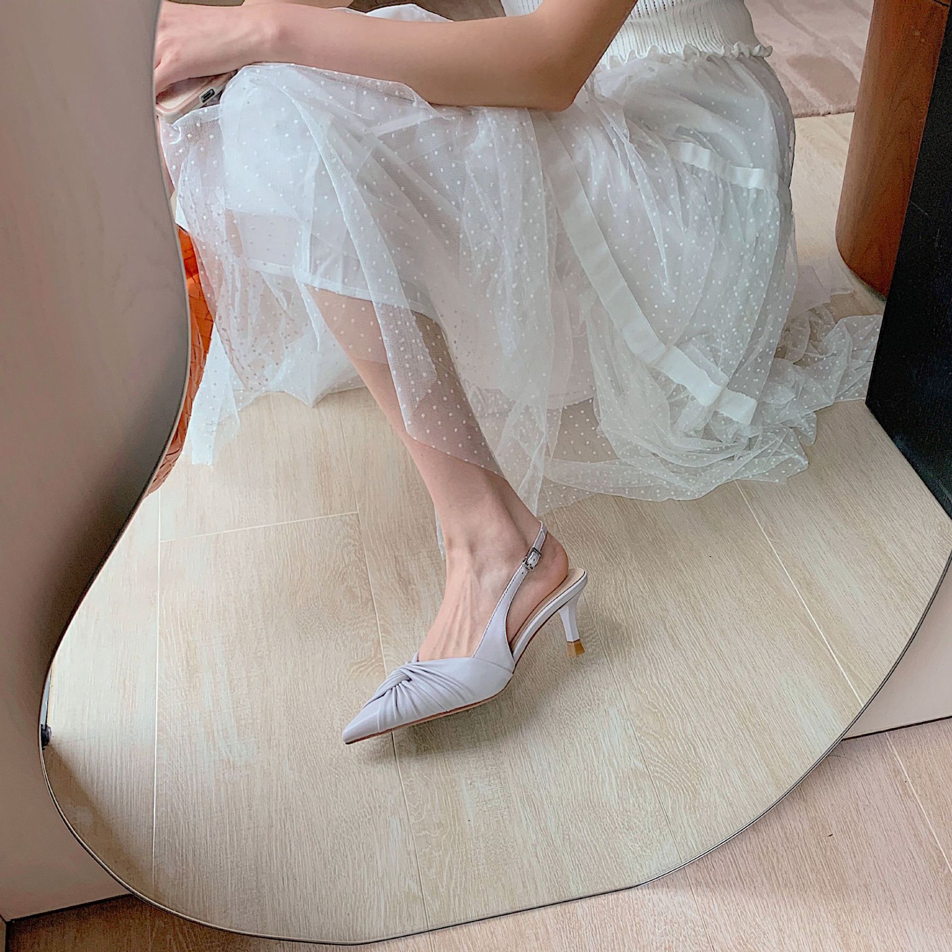 CHIKO Lubov Pointy Toe Stiletto Slingback Shoes