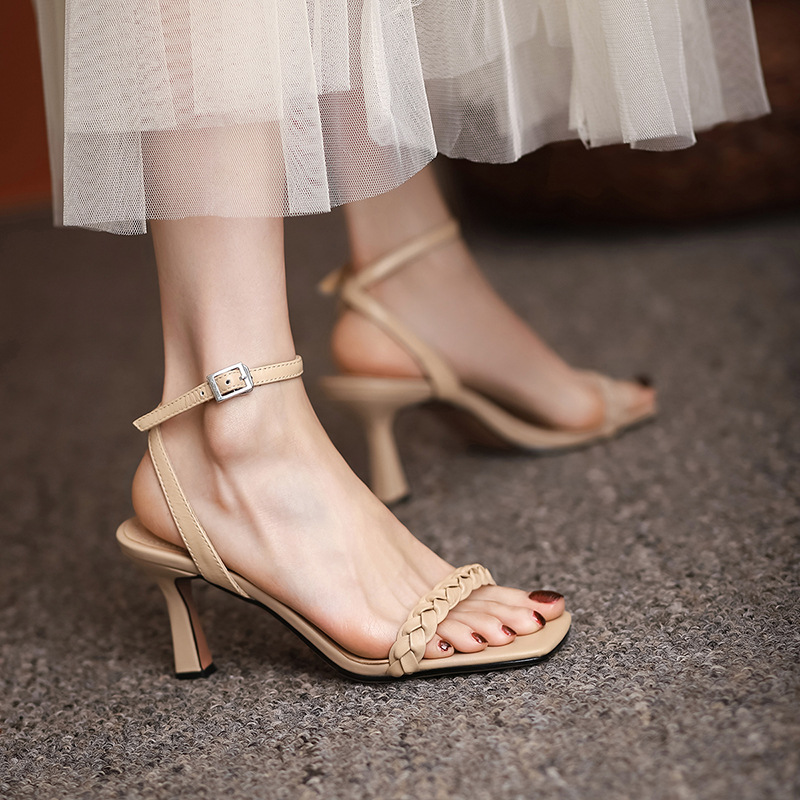 Chiko Agape Open Toe Stiletto Sandals