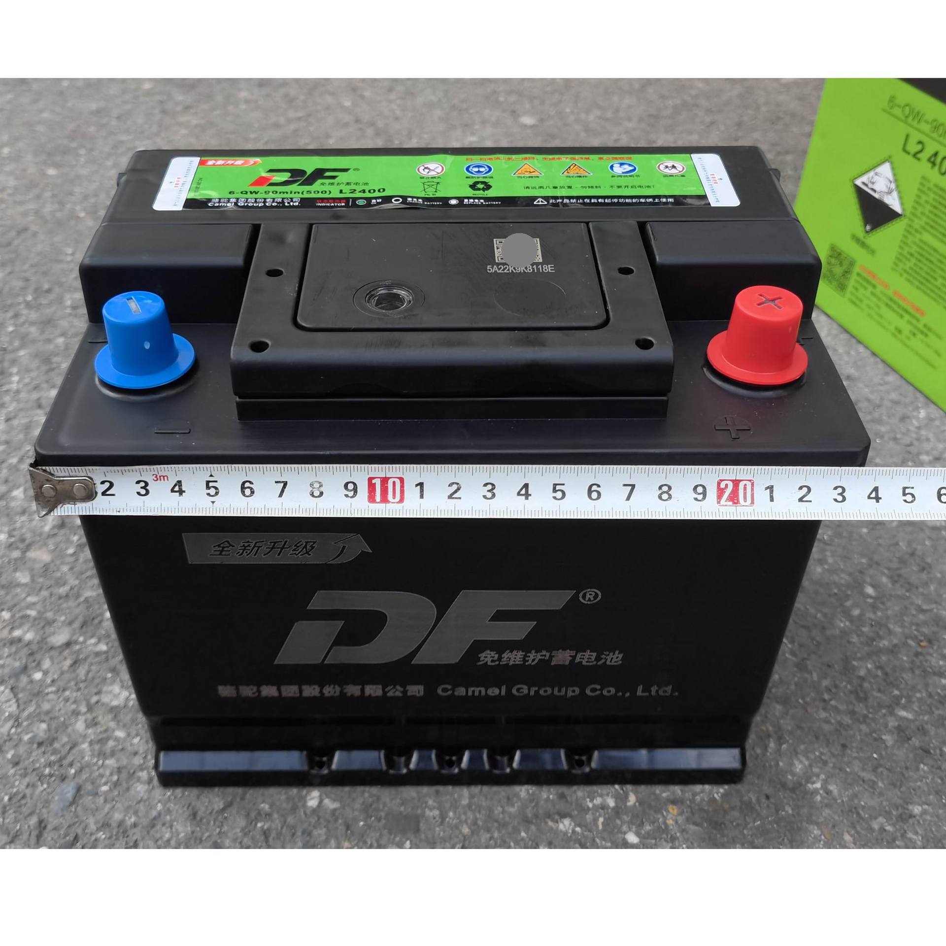 L2400 骆驼DF 6-QW-90min(500) 铅酸电瓶12V60Ah免维护启动蓄电池-阿里巴巴