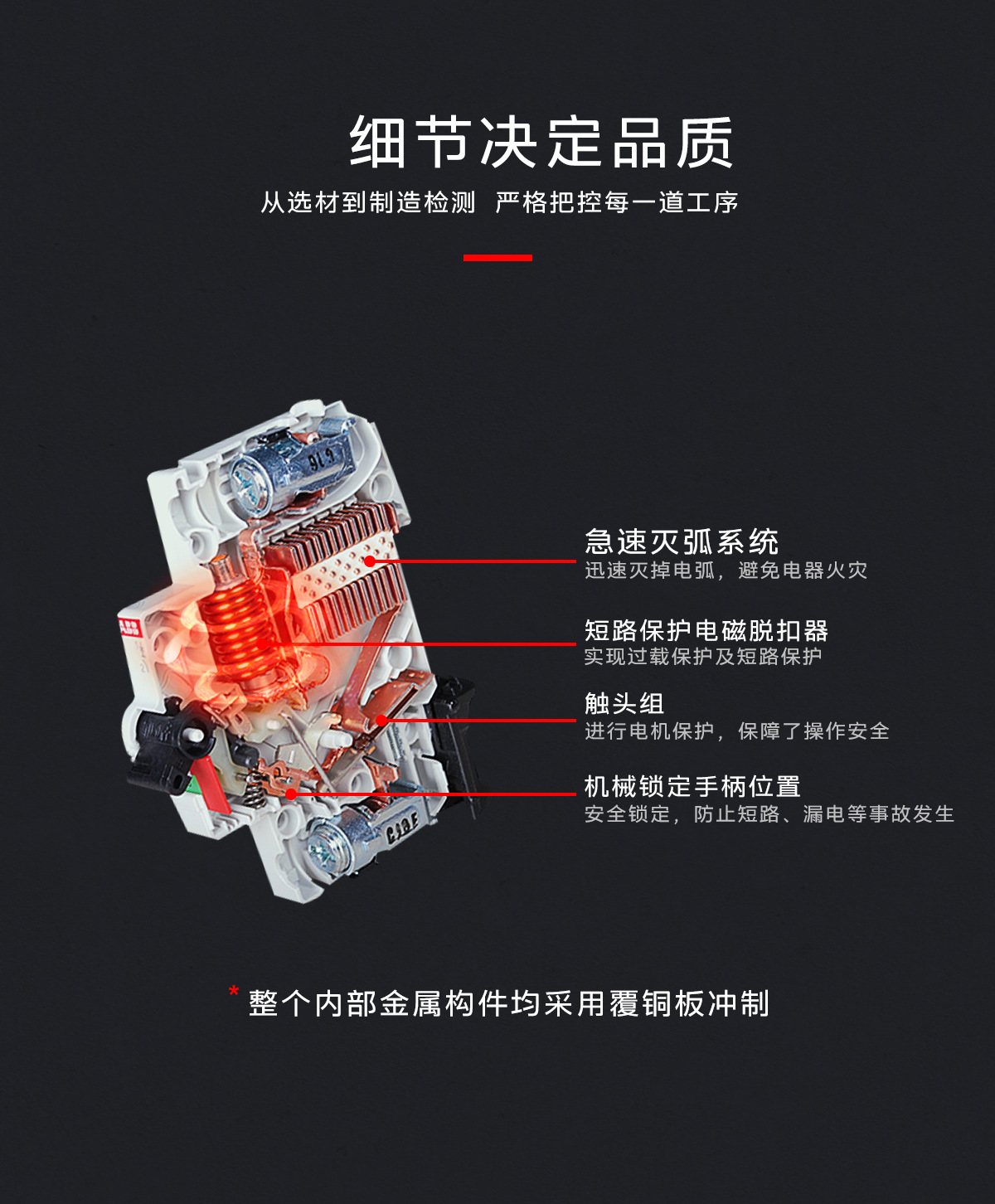 S202-C16 16A 2级空开 ABB 微型断路器 固定式微型断路器-阿里巴巴