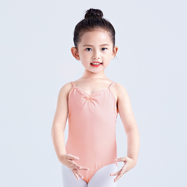 Toddlers baby Ballet practice dance leotard children sling Velcro suits ...