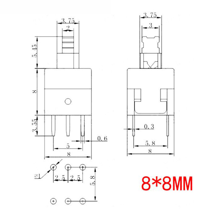 复位按键开关 5.8*5.8 7*7 8*8mm按钮开关8.5*8.5mm自锁/无锁开关-阿里巴巴