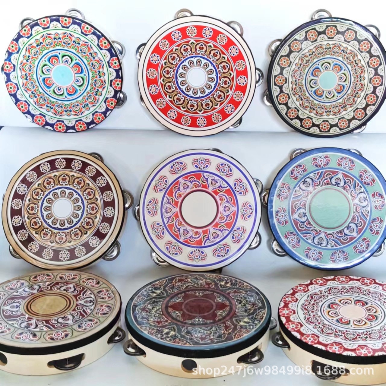 Xinjiang Dance Tambourine Children Orff Musical Instrument Teachers Use ...