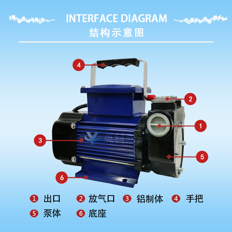 电动抽油泵DYB-80/150防爆铸铁手提式便携220V750w汽柴油自吸泵-阿里巴巴