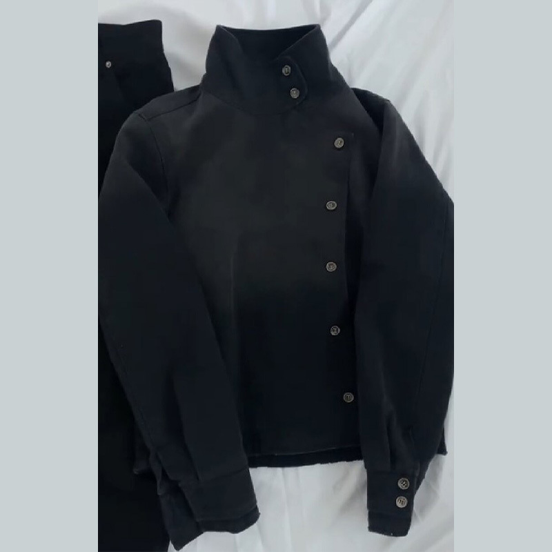 跨境欧美女装时尚个性街头新款立领击剑服外套-阿里巴巴