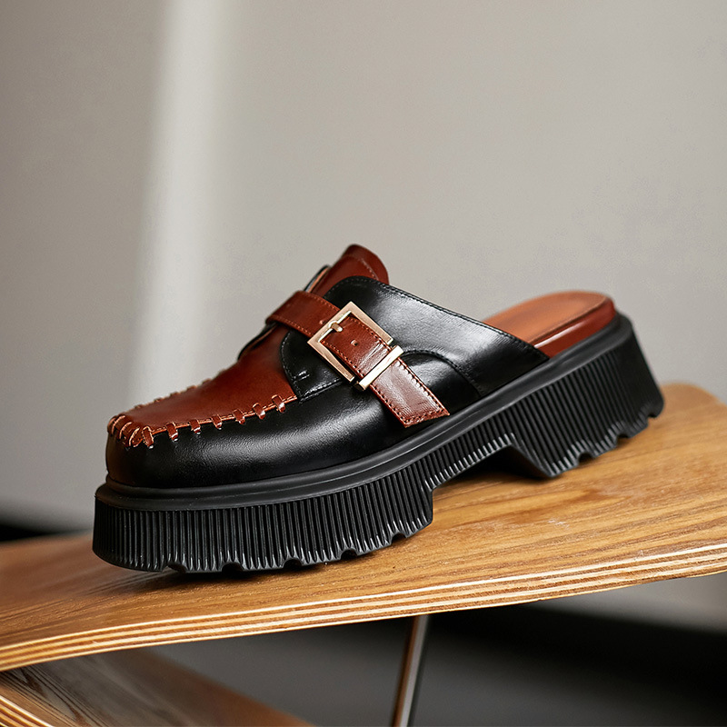 Chiko Aida Square Toe Flatforms Clogs/Mules