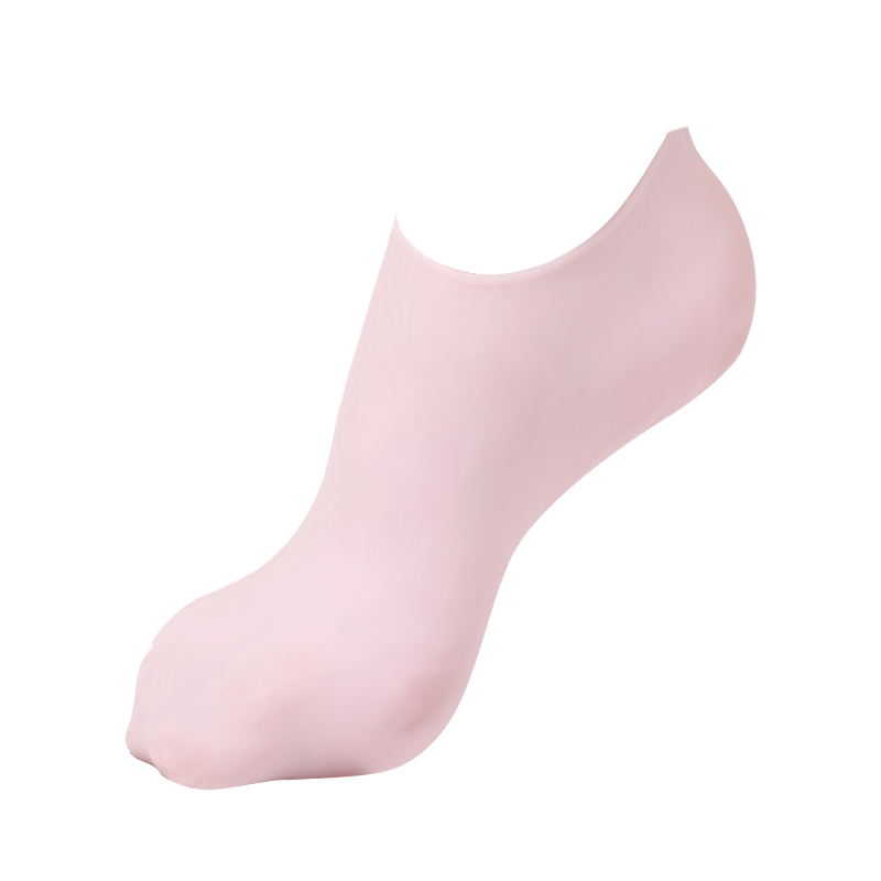 Soft Silicone Heel Protective Cover Foot Cover Socks Anti-chapped Foot ...