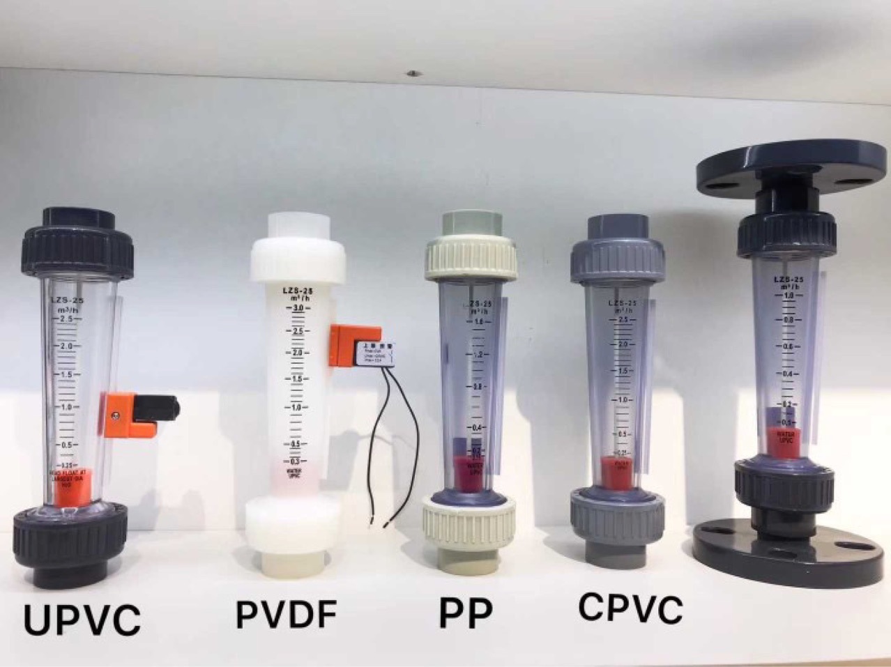PVDF流量计PVDF塑胶管道流量计PVDF浮子流量计由令式可带限位开关-阿里巴巴